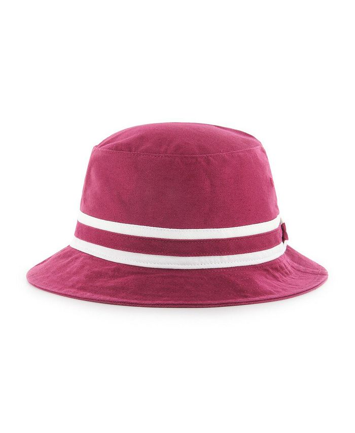 '47 Brand Men's Burgundy Washington Commanders Striped Bucket Hat - Macy's
