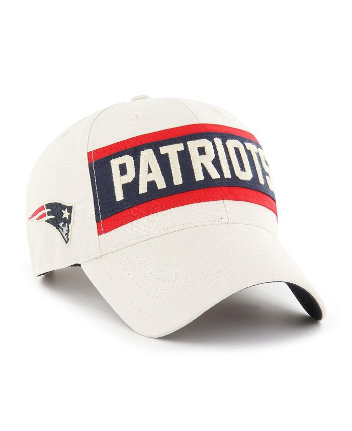'47 Brand Men's Cream New England Patriots Crossroad Mvp Adjustable Hat ...