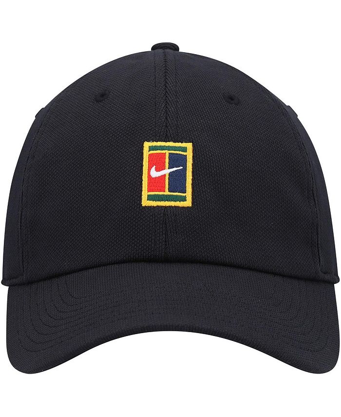 Nike Men's Black Heritage86 Court Logo Adjustable Hat - Macy's