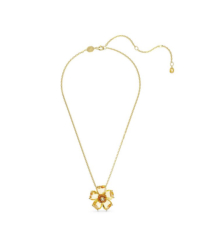 Swarovski Crystal Flower Florere Necklace - Macy's