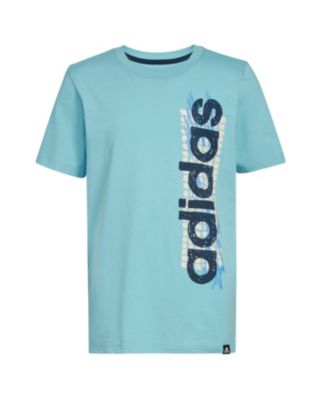 adidas Big Boys Short Sleeves Hand Drawn T-shirt - Macy's