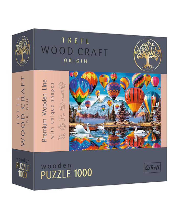 Trefl Wood Craft 1000 Piece Wooden Puzzle - Colorful Balloons - Macy's