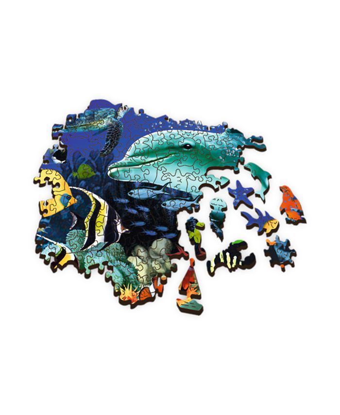 Trefl Wood Craft 501 Piece Wooden Puzzle - Sea Life - Macy's