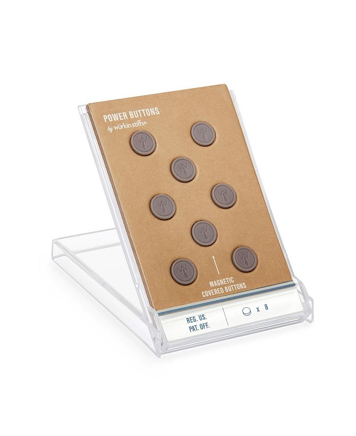 Wurkin Stiffs Magnetic Power Buttons - Grey - Macy's