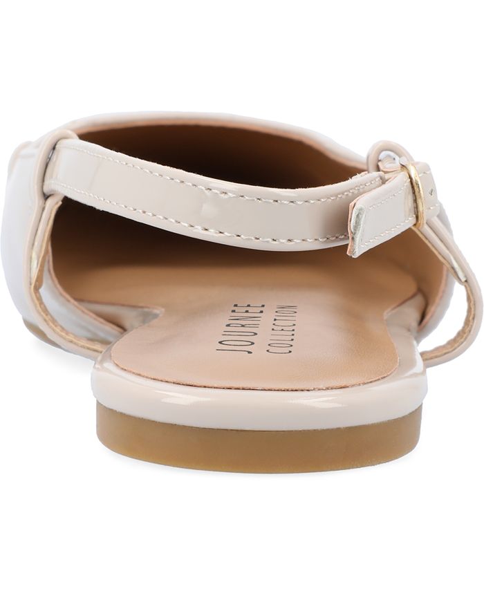 Journee Collection Women's Ceecy Slingback Flats - Macy's