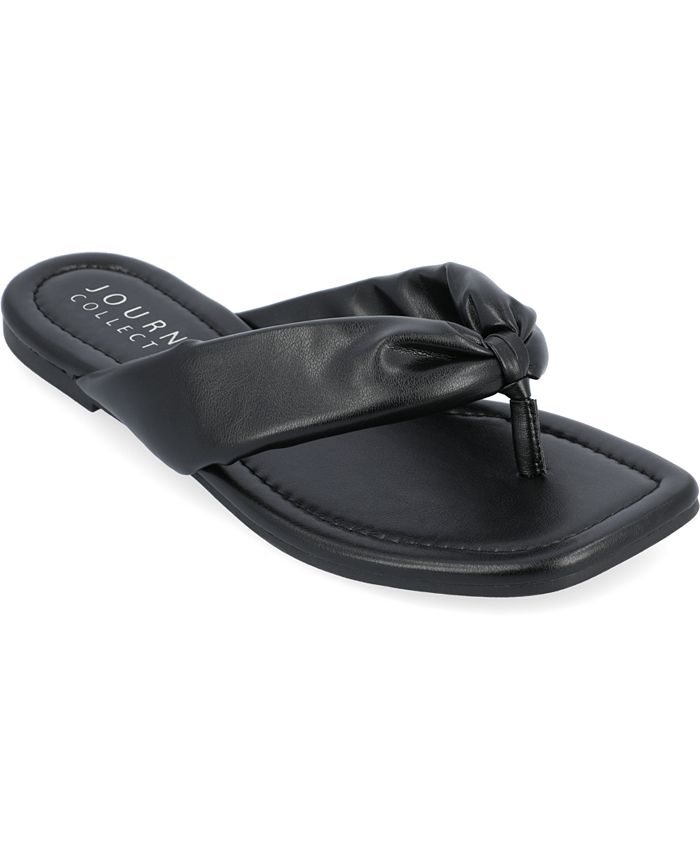 Journee Collection Women's Kyleen Puff Sandals - Macy's