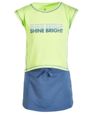 ID Ideology Toddler & Little Girls 2-Pc. Shine Bright Skort Set ...