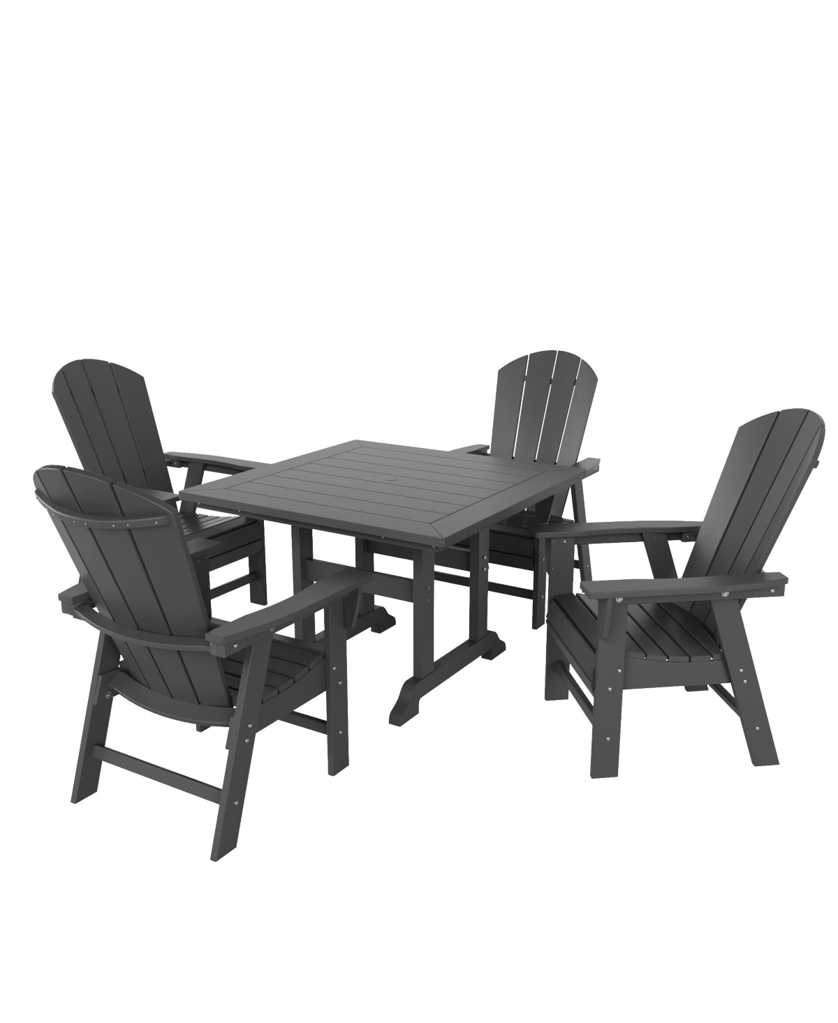 Click here for WestinTrends 5 Piece Outdoor Patio Dining Square T... prices