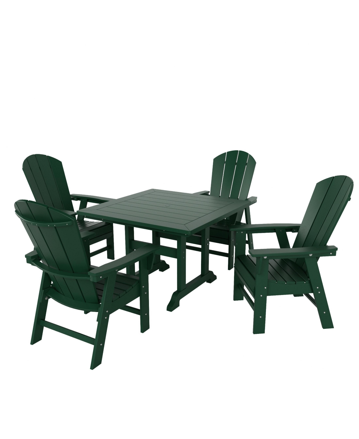 Click here for WestinTrends 5 Piece Outdoor Patio Dining Square T... prices