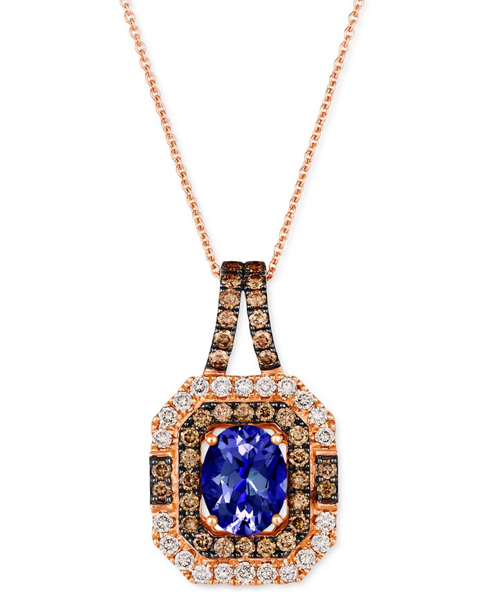 Le Vian Blueberry Tanzanite (1-3/4 ct. t.w.) & Diamond (1-1/10 ct. t.w ...
