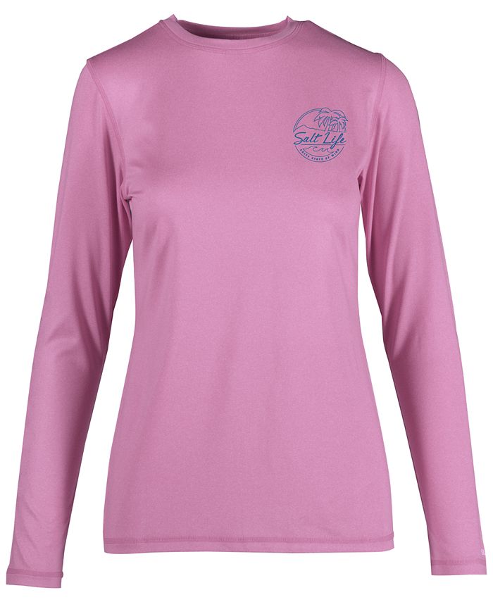 Salt Life Women's Shady Palms Long-Sleeved SLX T-Shirt - Macy's