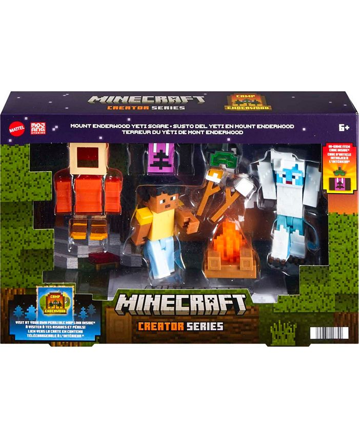 Minecraft Creator Series Mount Enderwood Yeti Scare Story Pack Figures ...