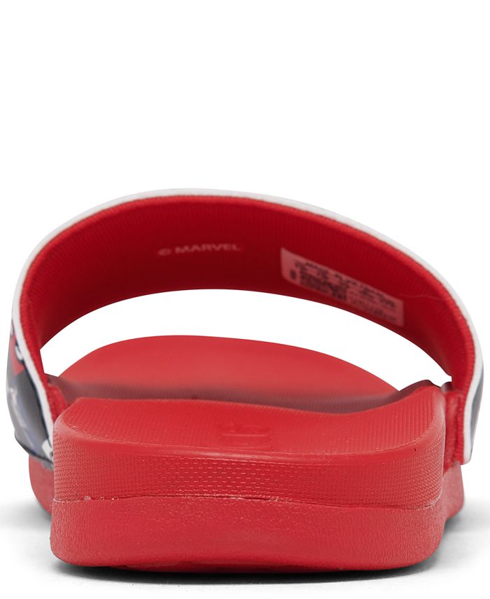 adidas Little Kids Disney Spider-Man Adilette Comfort Slide Sandals ...