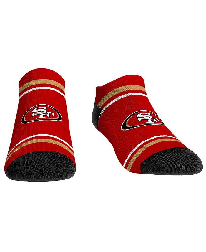 Rock 'Em Men's and Women's Socks San Francisco 49ers Logo Lines Ankle ...
