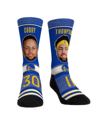 Men's and Women's Rock 'Em Socks Klay Thompson and Stephen Curry Golden ...