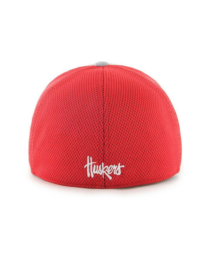 '47 Brand Men's Gray, Scarlet Nebraska Huskers Harbinger Trophy Flex ...