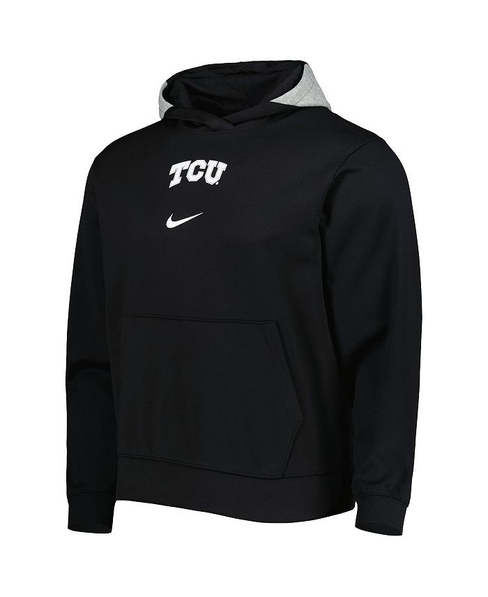 Nike Men's Black TCU Horned Frogs Spotlight Performance Pullover Hoodie - Macy's