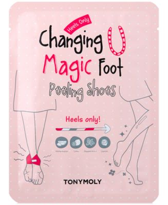 TONYMOLY Changing U Magic Foot Peeling Shoes - Heels Only - Macy's