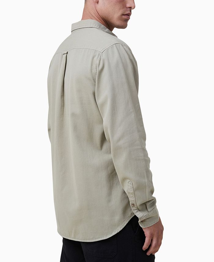 COTTON ON Men's Camden Long Sleeve Shirt - Macy's
