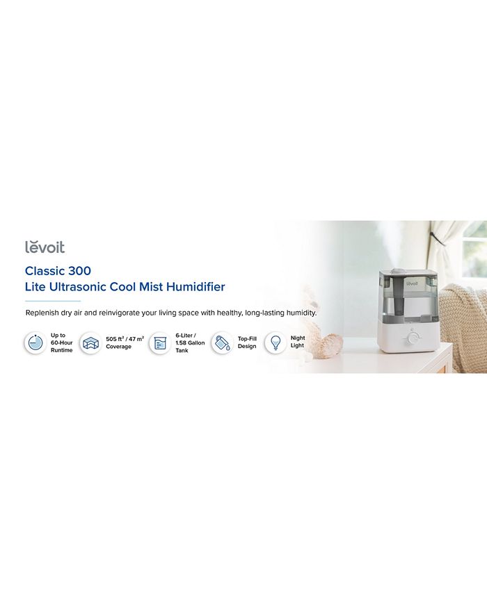 Levoit Classic 300 Lite Ultrasonic Cool Mist Humidifier - Macy's
