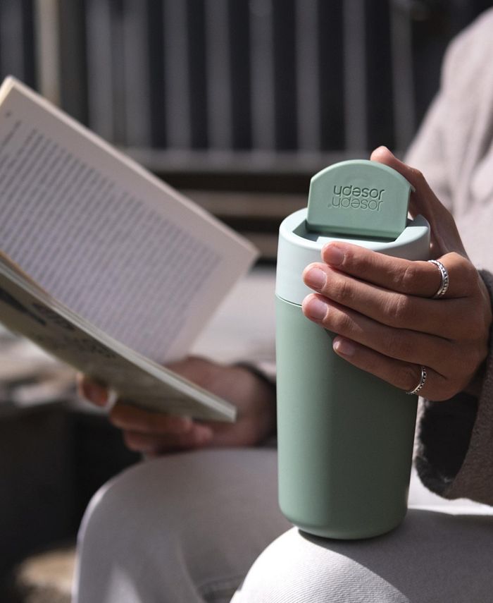 Joseph Joseph Sipp Travel Mug with Flip-top Cap - 16 oz - Macy's
