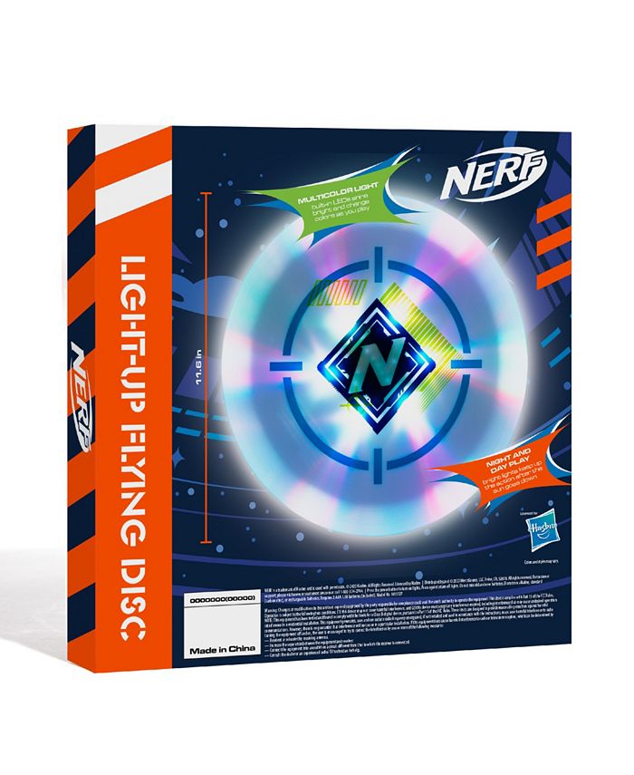 Nerf Light-Up Flying Disc - Macy's