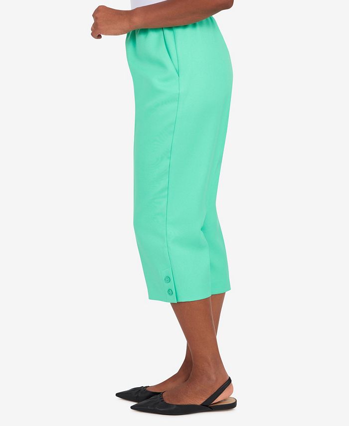 Alfred Dunner Womens Classic Capri Pants And Reviews Pants And Capris