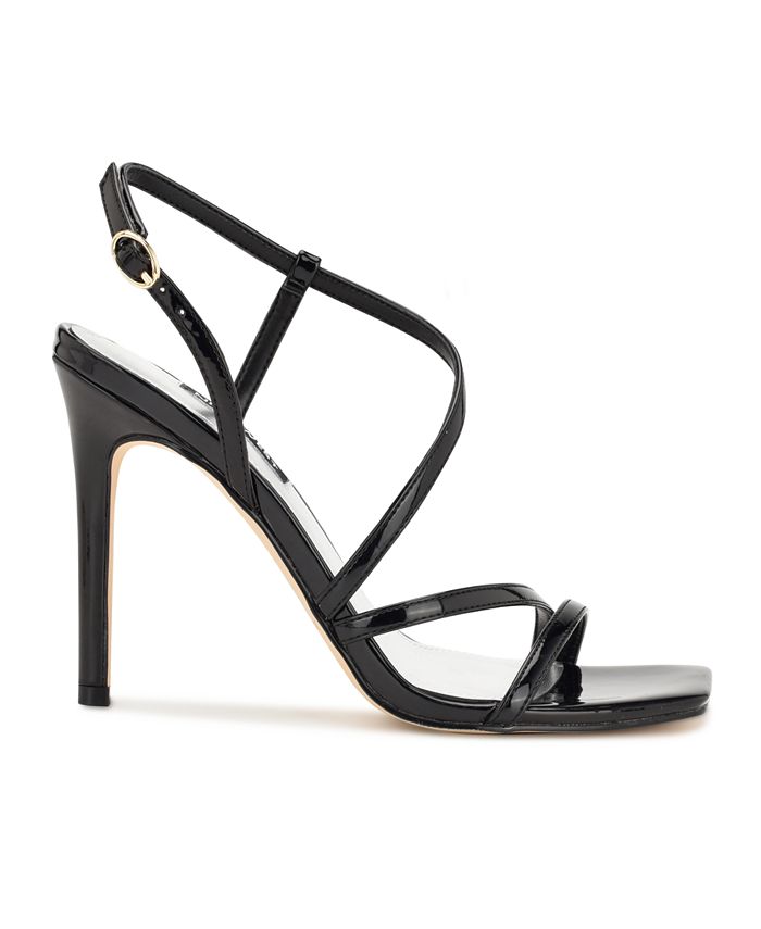 Nine West Women's Trulee Square Toe Strappy Dress Sandals & Reviews ...