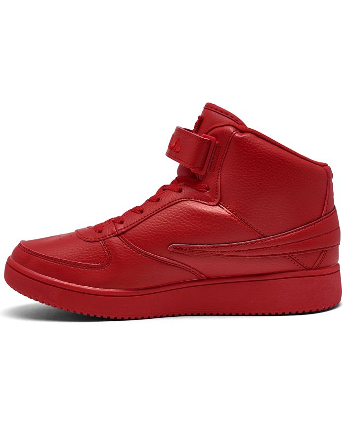 Fila Men's A-High High Top Casual Sneakers from Finish Line - Macy's