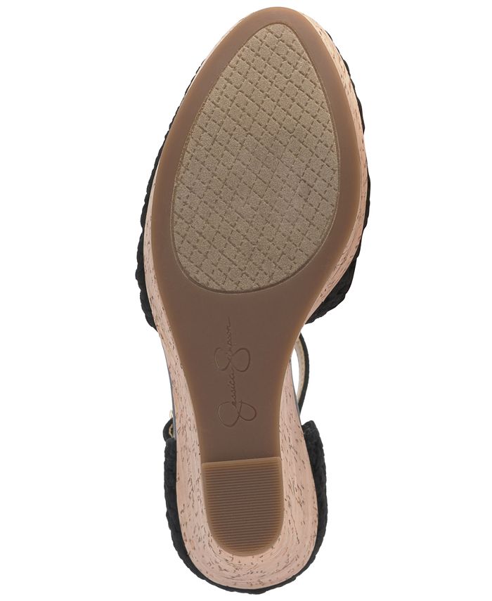 Jessica Simpson Marshela Ankle-Strap Platform Wedge Sandals - Macy's
