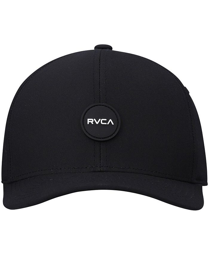 RVCA Men's Black Seasons Flex Hat - Macy's