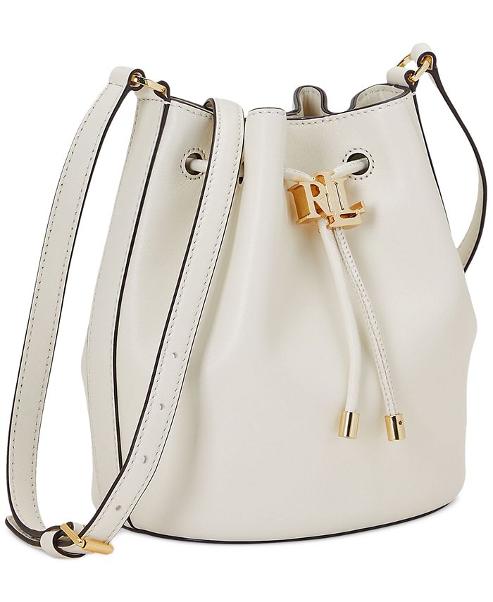 Lauren Ralph Lauren Andie Small Leather Drawstring Bag - Macy's