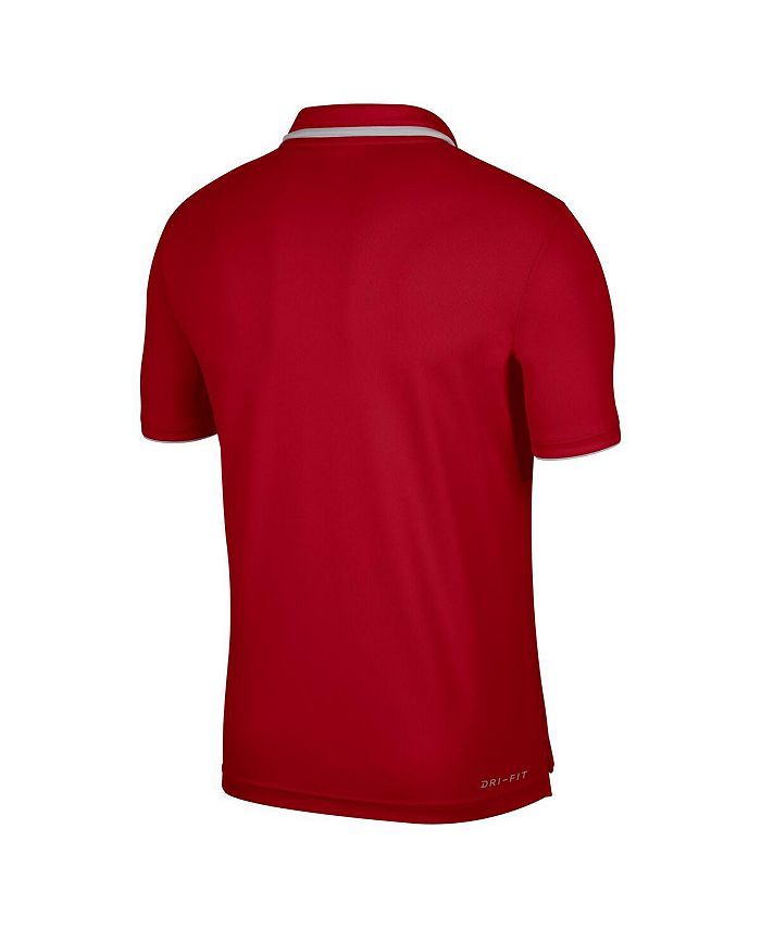 Nike Men's Red Georgia Bulldogs Wordmark Performance Polo Shirt - Macy's