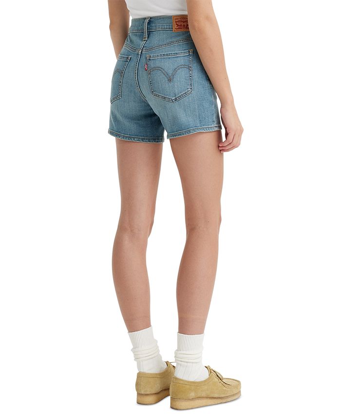 Levi's Women's Mid Rise Mid-Length Stretch Shorts - Macy's