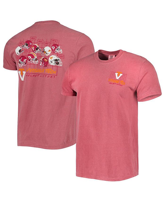 Image One Men's Maroon Virginia Tech Hokies Vault Helmet History ...