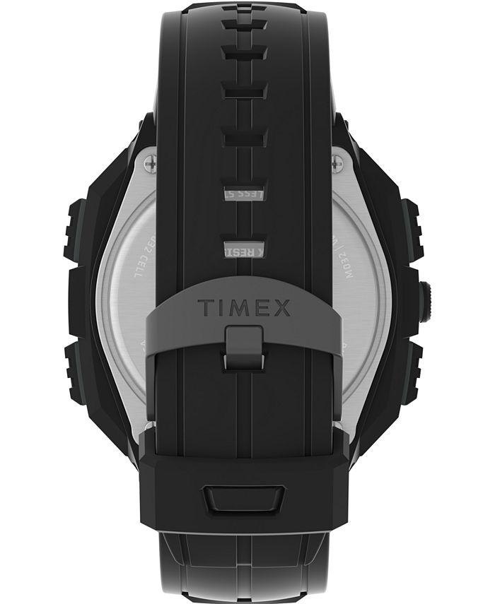 Timex UFC Men's Quartz Shock Resin Black Oversize Watch, 50mm - Macy's