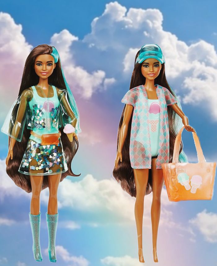 Barbie Color Reveal Unboxing Surprise Rainy Weather and Sunshine Kit ...