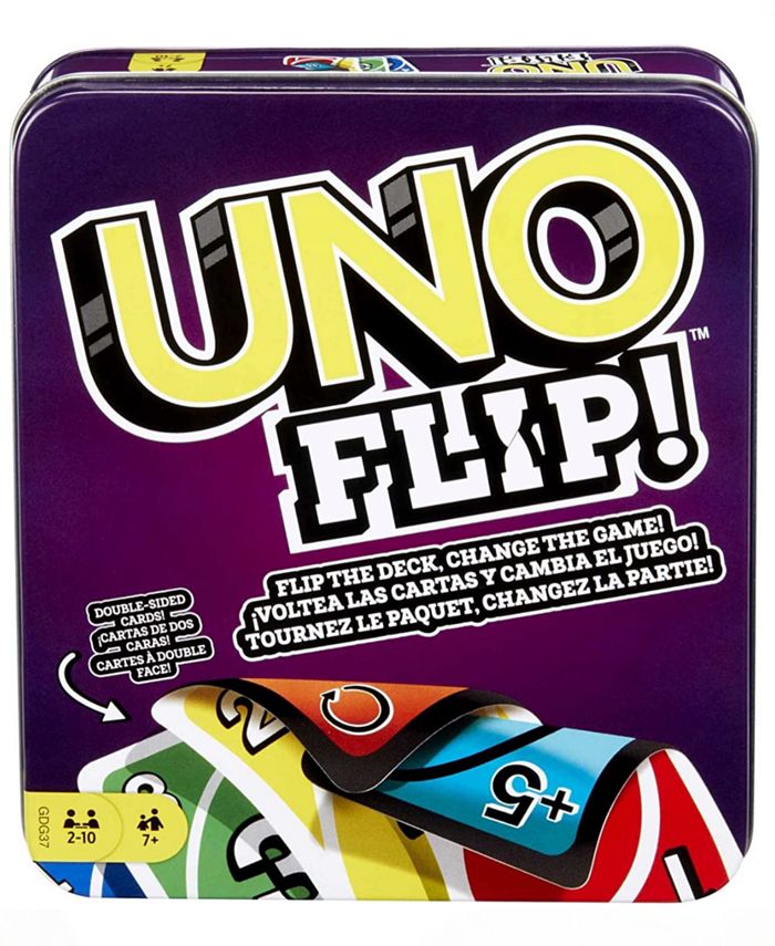 Mattel Hasbro Games UNO Flip Double Sided Playing Cards - Macy's
