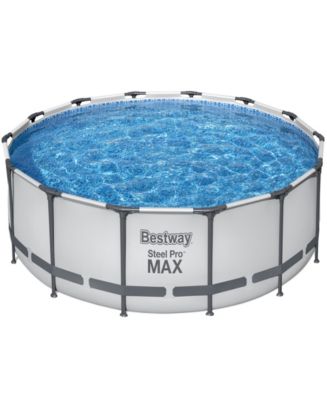 Steel Pro Bestway 14' x 42" Above Ground Pool Set 3440 Gallon, Outdoor ...