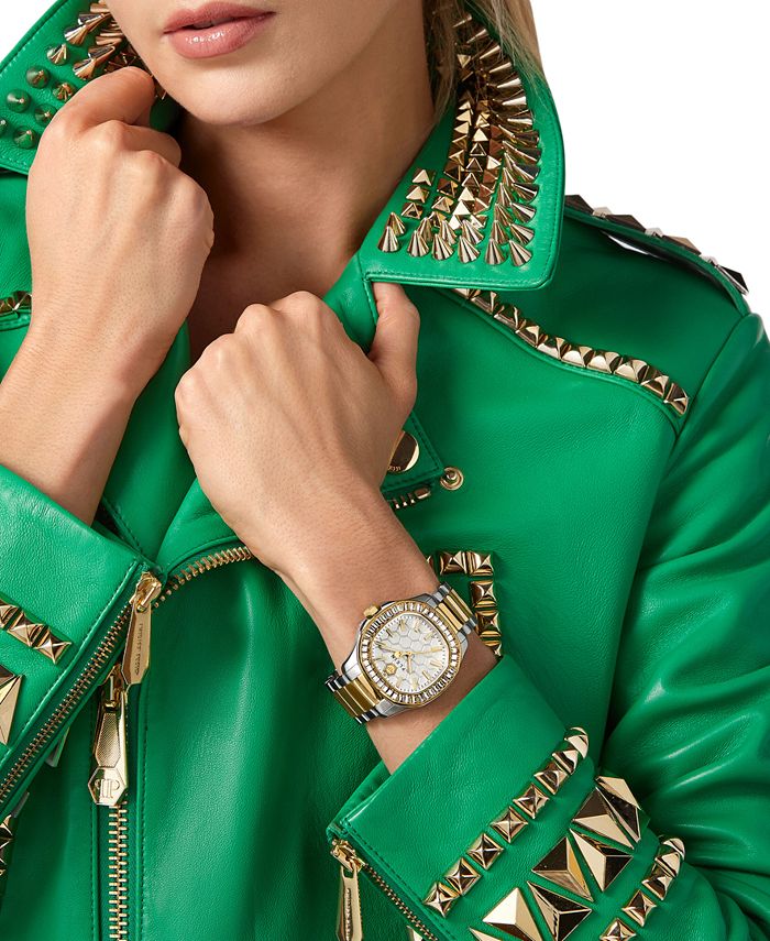 Philipp Plein Women's Spectre Lady Two-Tone Stainless Steel Bracelet ...