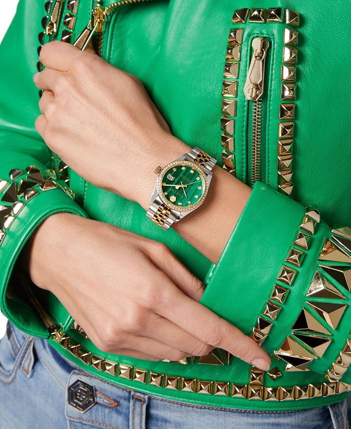 Philipp Plein Women's Date Superlative Two-Tone Stainless Steel ...