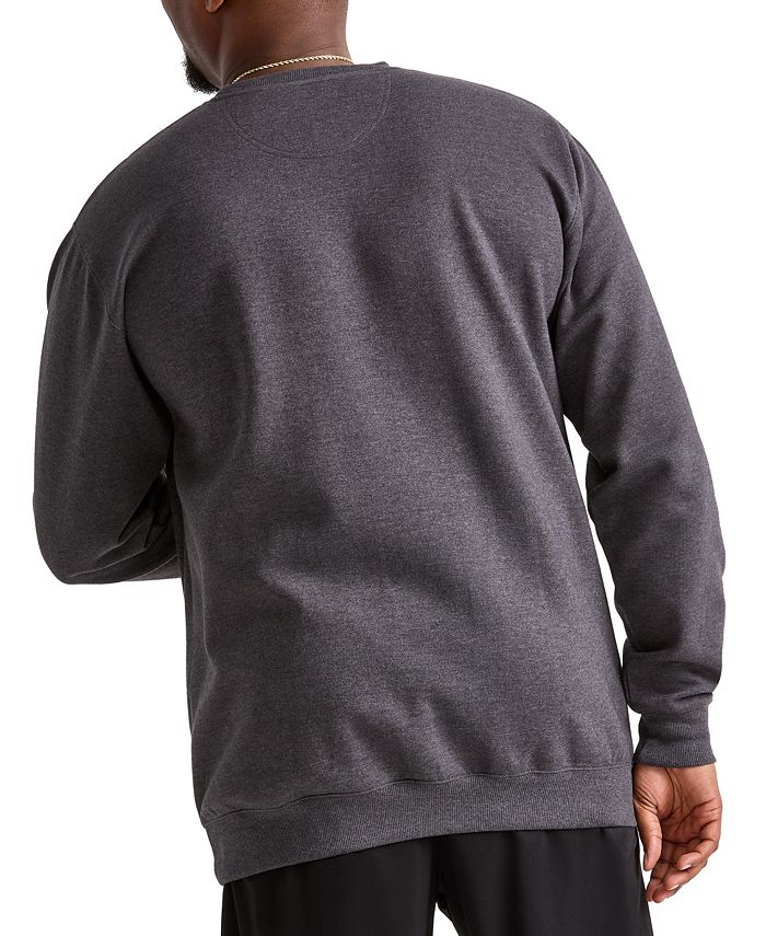 Champion Mens Big And Tall Powerblend Logo Graphic Fleece Sweatshirt