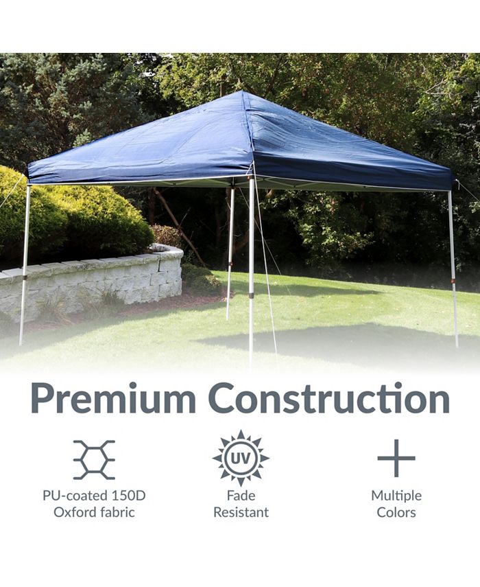 Sunnydaze Decor 12 x 12 ft Standard 150D Oxford Fabric Pop-Up Canopy ...