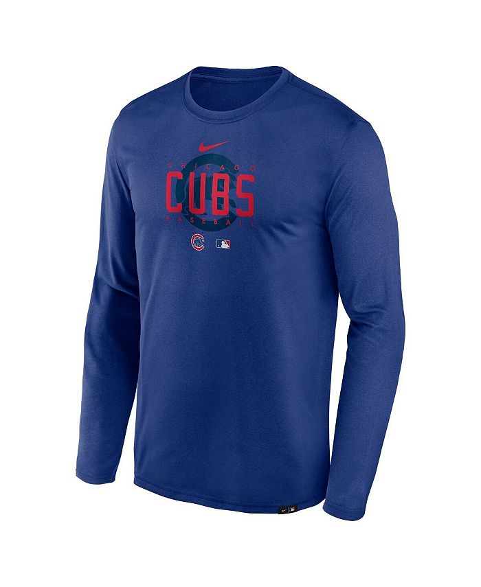 Nike Men's Royal Chicago Cubs Authentic Collection Team Logo Legend ...