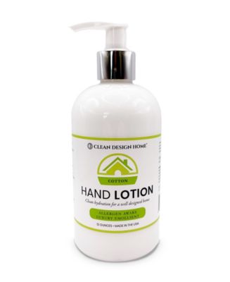 Clean Design Home Cotton Hand Lotion, 12 oz - Macy's