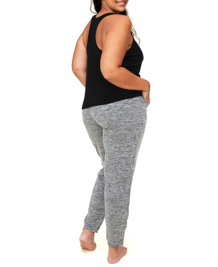 Adore Me Plus Size Lula Tank & Sweatpant Loungewear Set - Macy's
