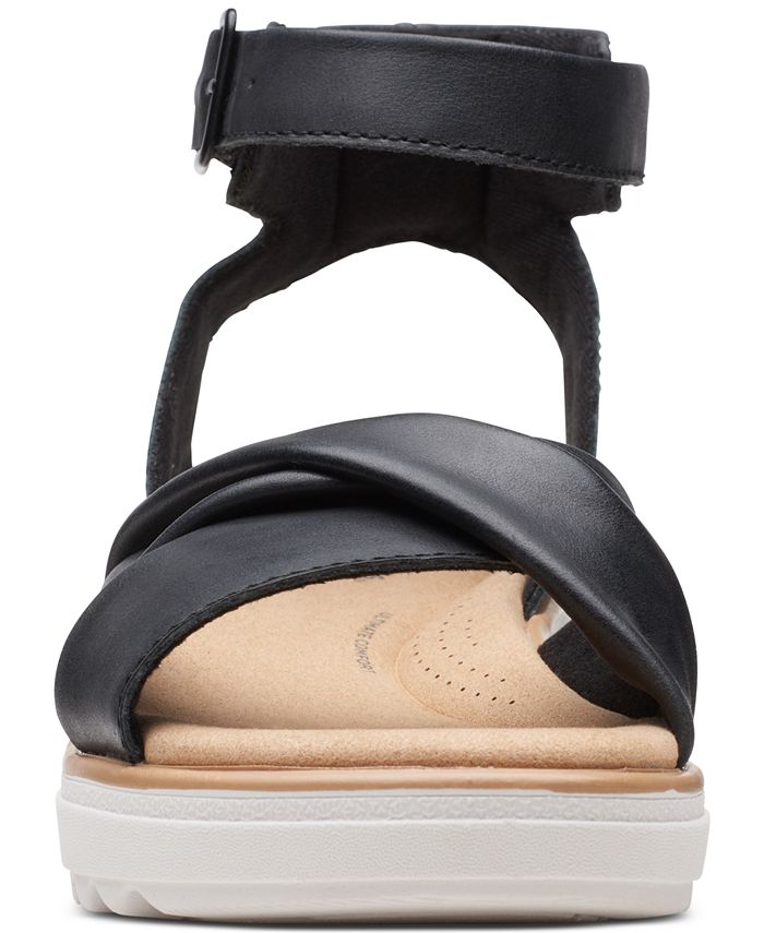 Clarks Women's Jillian Bella Ankle-Strap Platform Sandals - Macy's