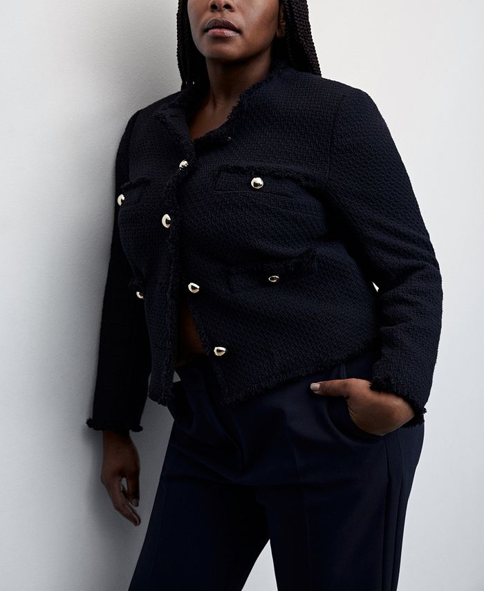 MANGO Women's Slim Fit Suit Pants - Macy's