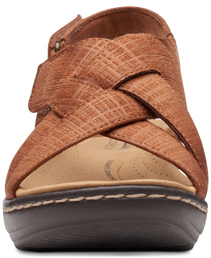 Clarks Women's Merliah Echo Slip-On Slingback Wedge Sandals - Macy's