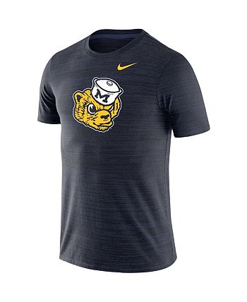 Nike Men's Navy Michigan Wolverines Throwback Logo Velocity Legend ...